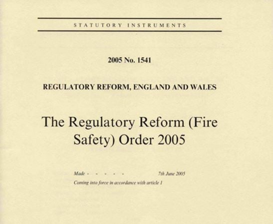 The Regulatory Reform (Fire Safety) Order, 10 Years on: Insights from ...